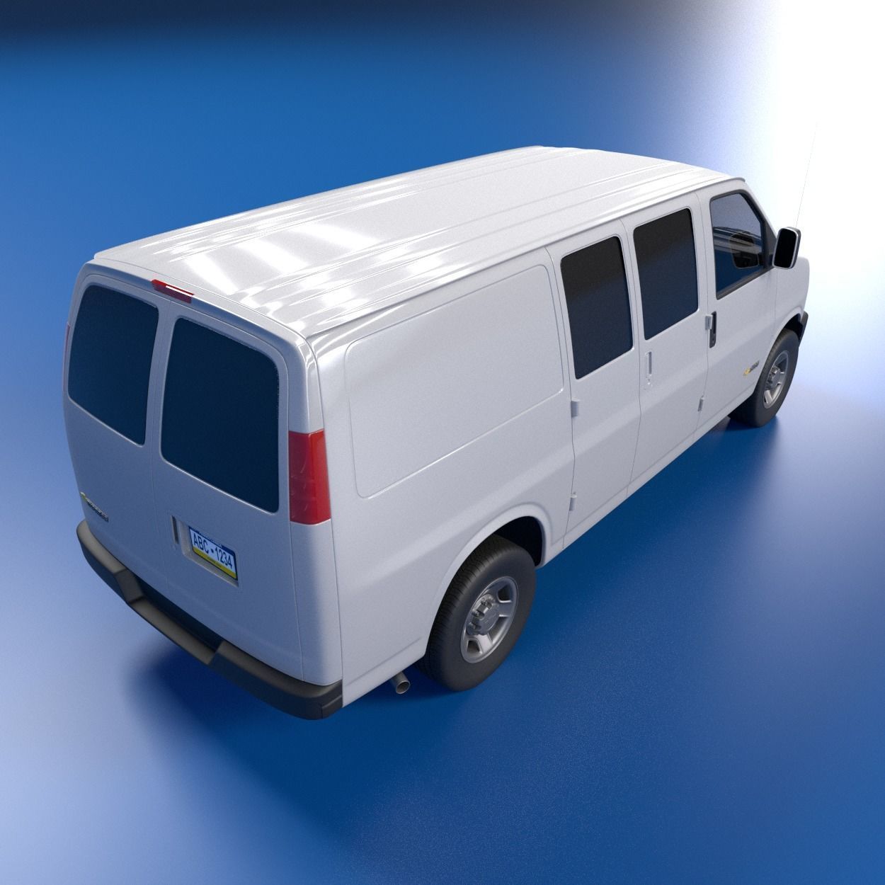 chevrolet express 3D model | CGTrader
