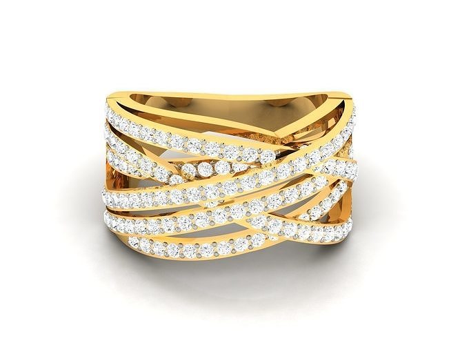 Women Ring 3D model 3D printable | CGTrader