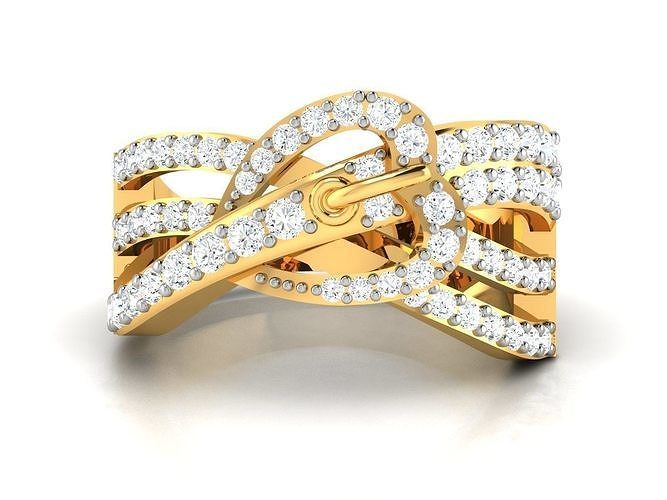 Women Ring 3D model 3D printable | CGTrader