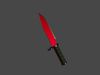3D model Red M9 Bayonet Knife Weapon Melee PBR Low-Poly Game Ready VR ...