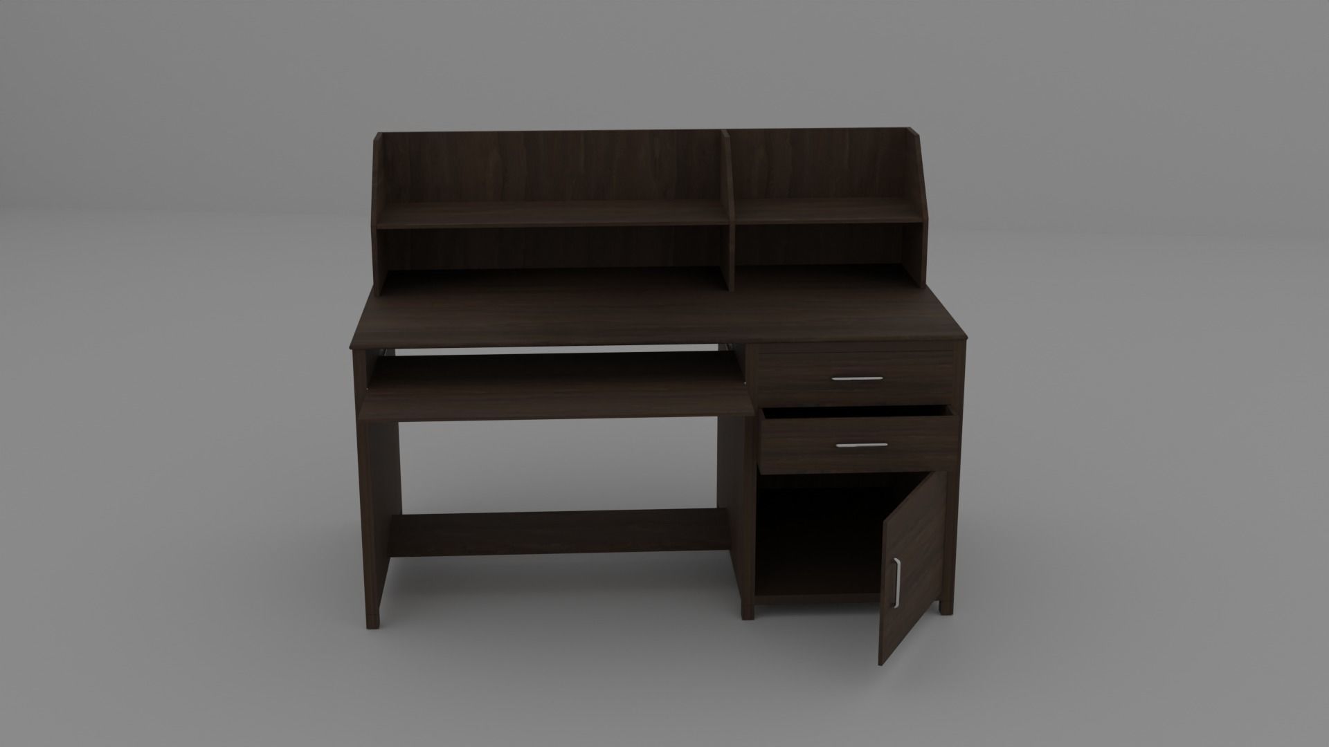 Study table free 3D model | CGTrader