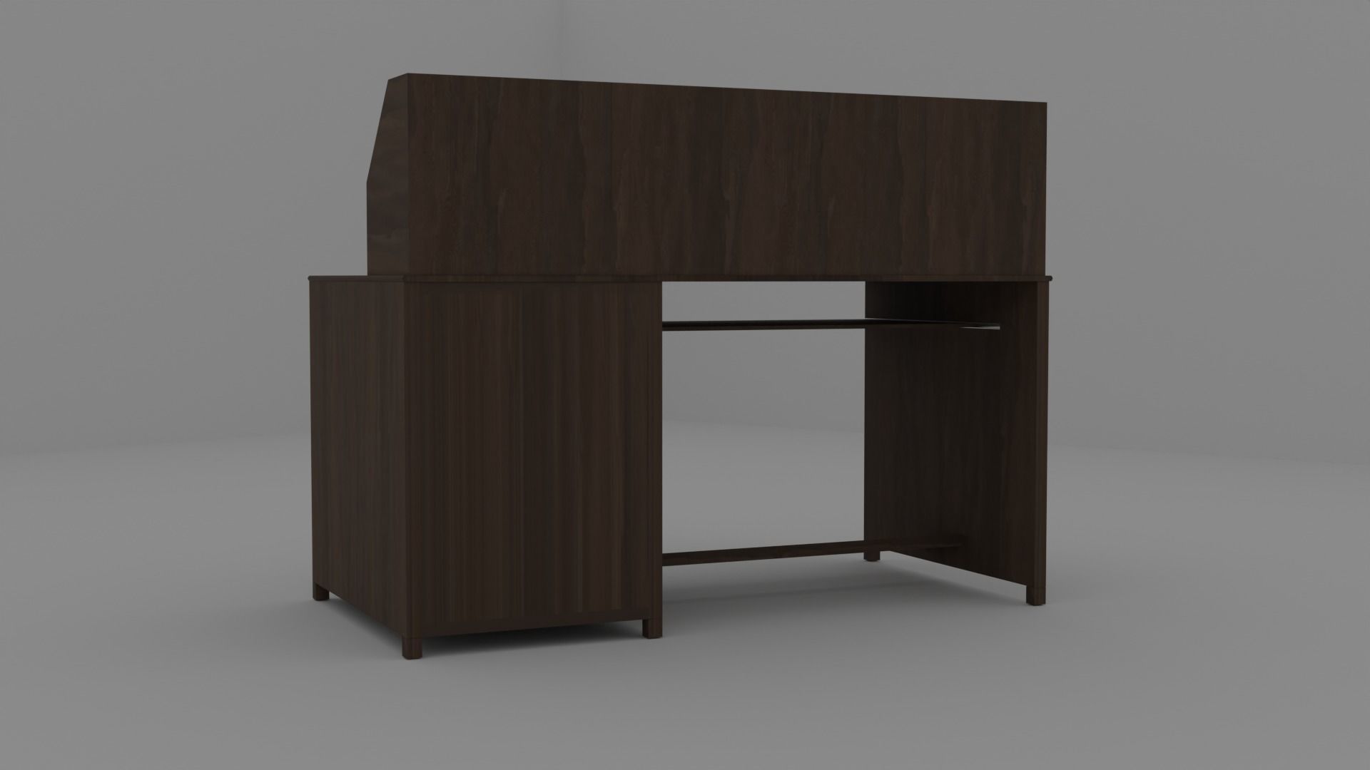 Study table free 3D model | CGTrader