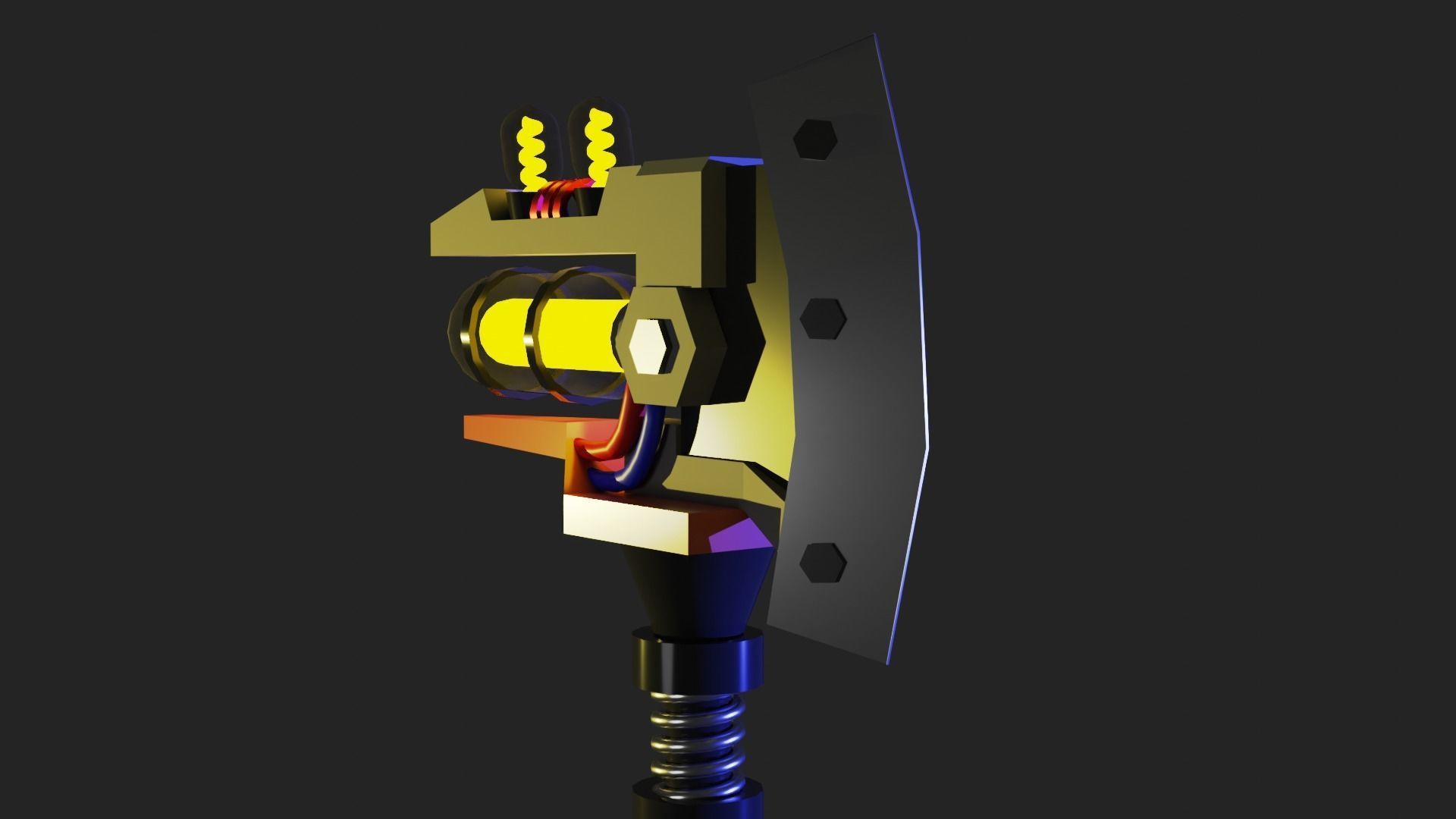 3D model Stylized Axe Weapon Melee PBR Low-Poly Game Ready VR / AR ...