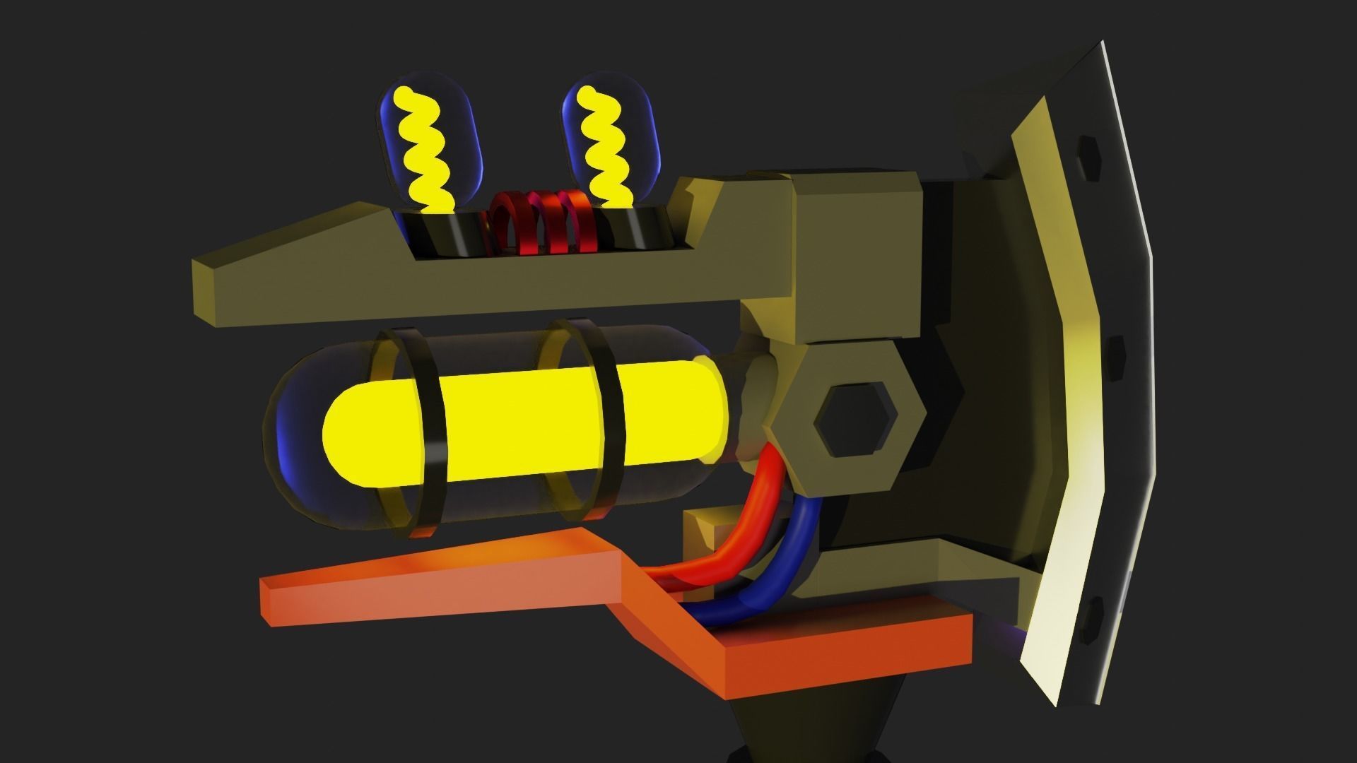 3D model Stylized Axe Weapon Melee PBR Low-Poly Game Ready VR / AR ...