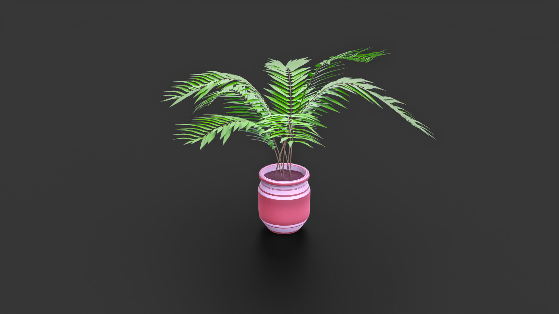 3D model Game Ready 3D Pot Plant asset low poly VR / AR / low-poly ...