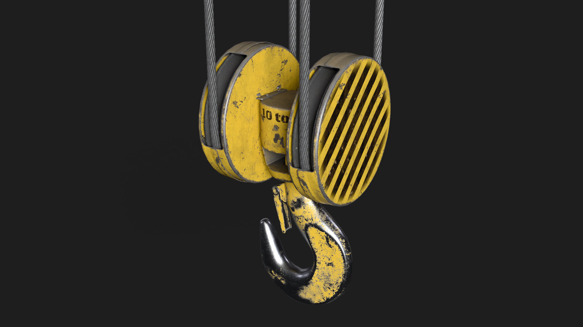 3D model Crane hook VR / AR / low-poly | CGTrader