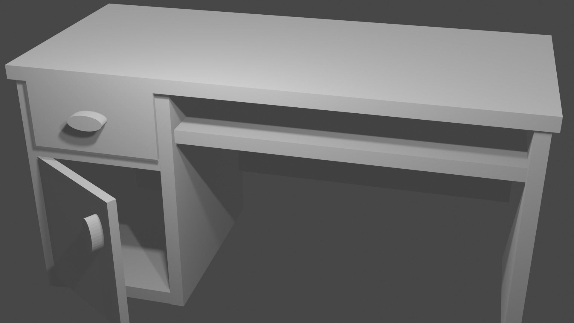 Desk 3D Model 3D model | CGTrader