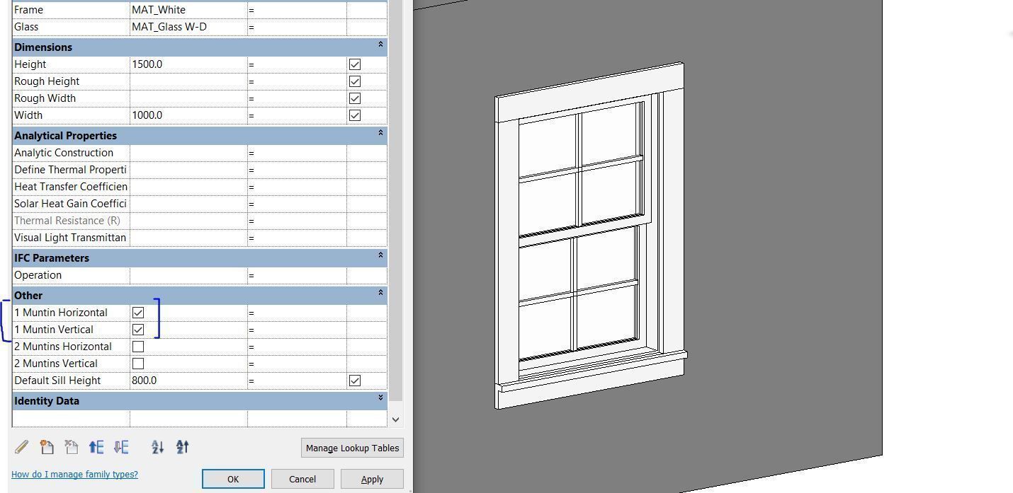 Double-Hung Window Revit 3D model 3D printable | CGTrader