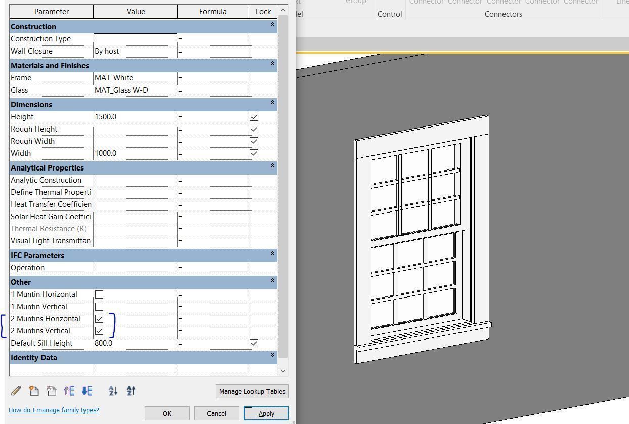 Double-Hung Window Revit 3D model 3D printable | CGTrader