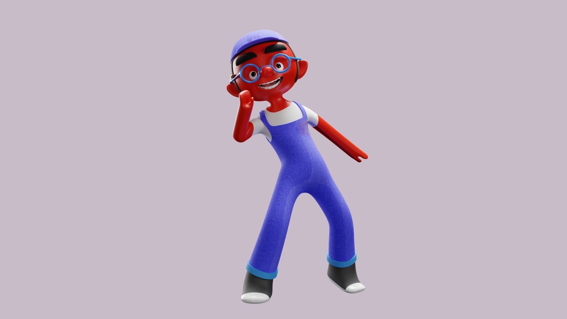 3D model 3D Character Rojo VR / AR / low-poly | CGTrader