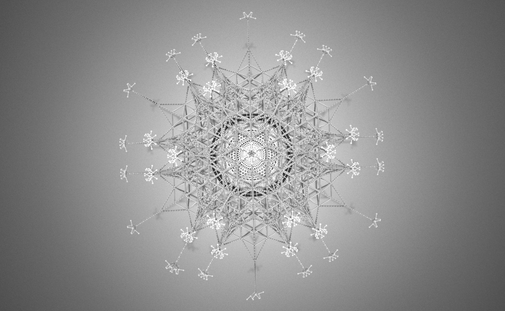 Radiolarian Phaeodaria 3D model 3D printable | CGTrader