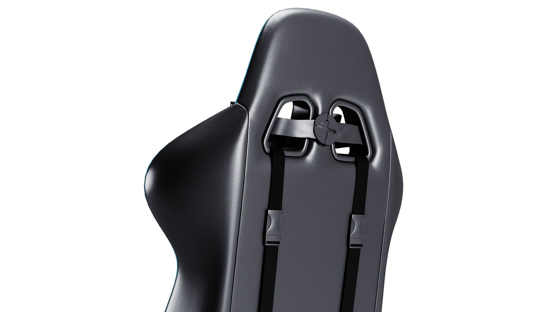 dxracer gaming chair formula-f08-black-blue 3D model | CGTrader