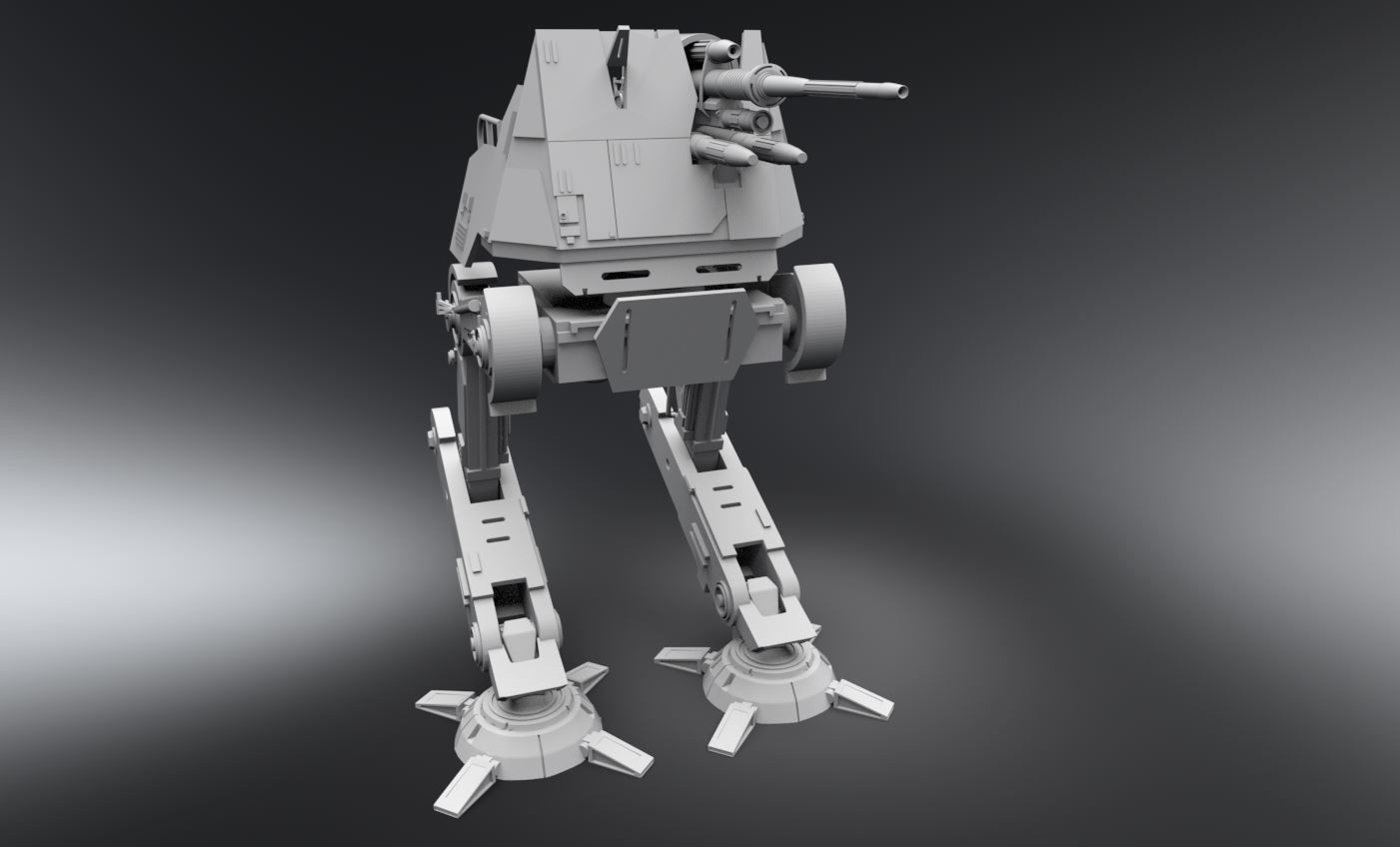 AT DT scale model 3D model 3D printable | CGTrader