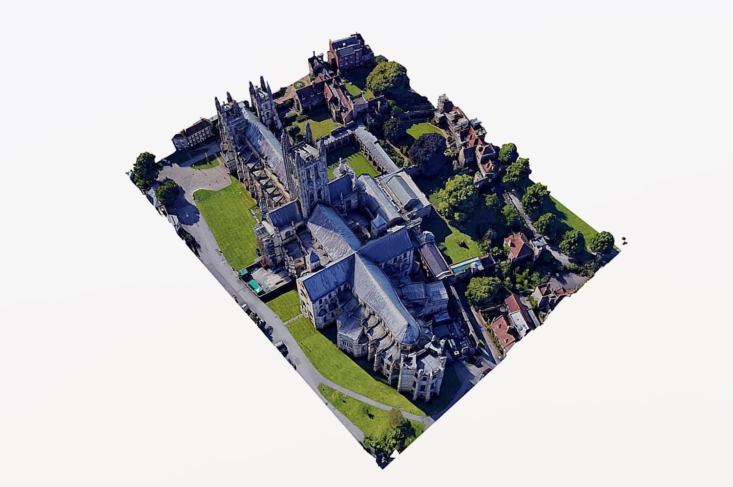 3D model Canterbury Cathedral VR / AR / low-poly | CGTrader