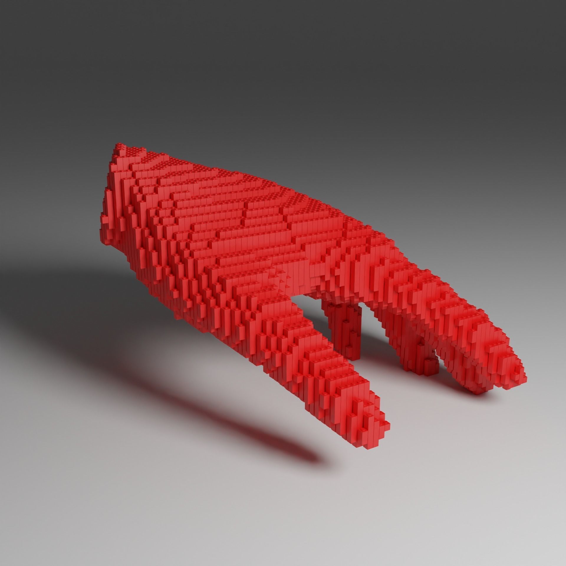 3D model Lego Hand VR / AR / low-poly | CGTrader