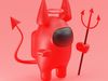 Amongus devil 3D model 3D model | CGTrader