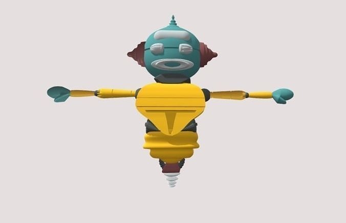 ROBOT 3d SET for GAME ANIMATING MODElING 3D model rigged | CGTrader