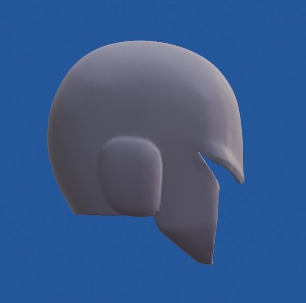 Hit Helmet Cosplay 3D model 3D printable | CGTrader