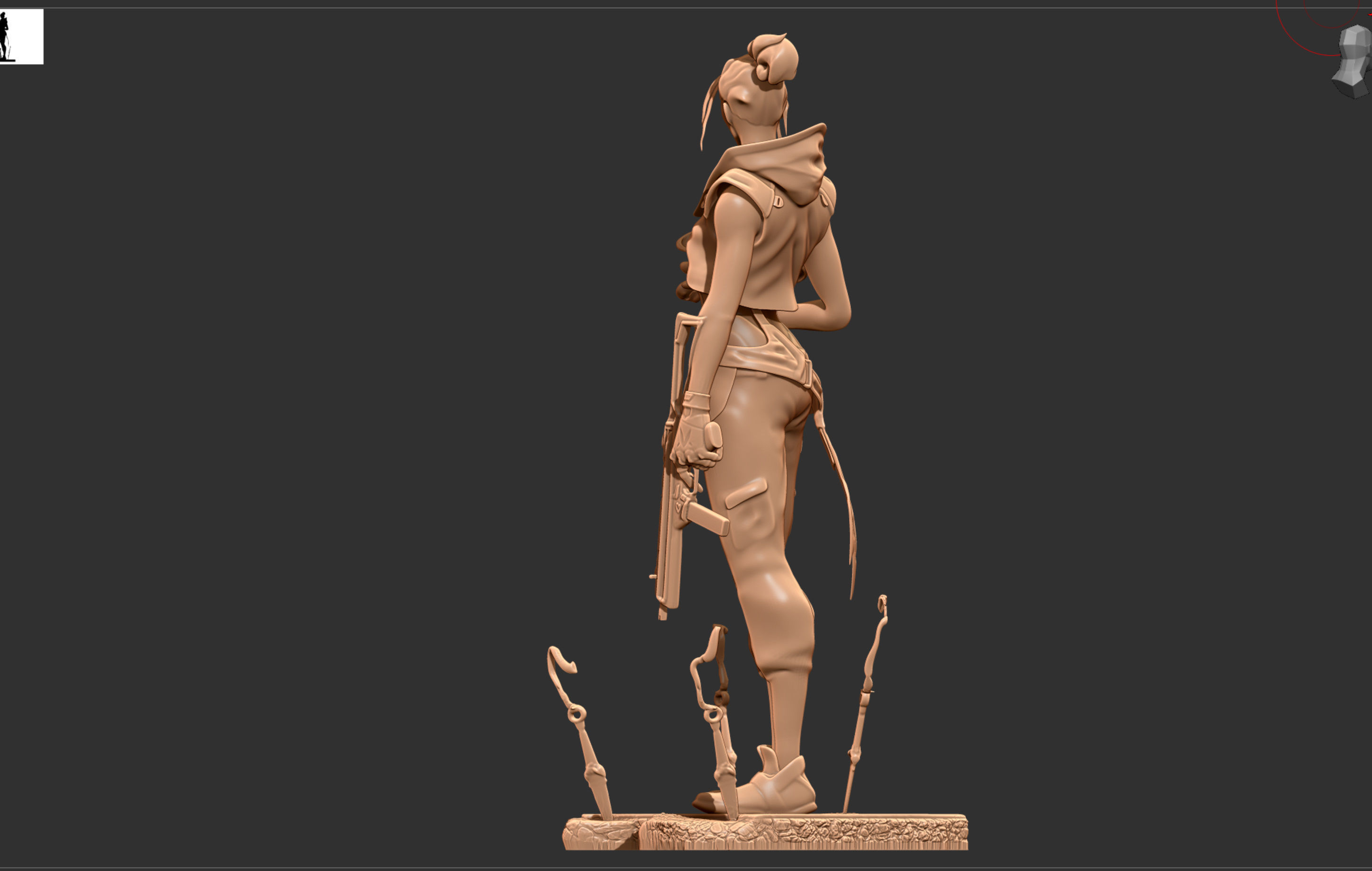 Valorant Jett 3D model 3D printable | CGTrader