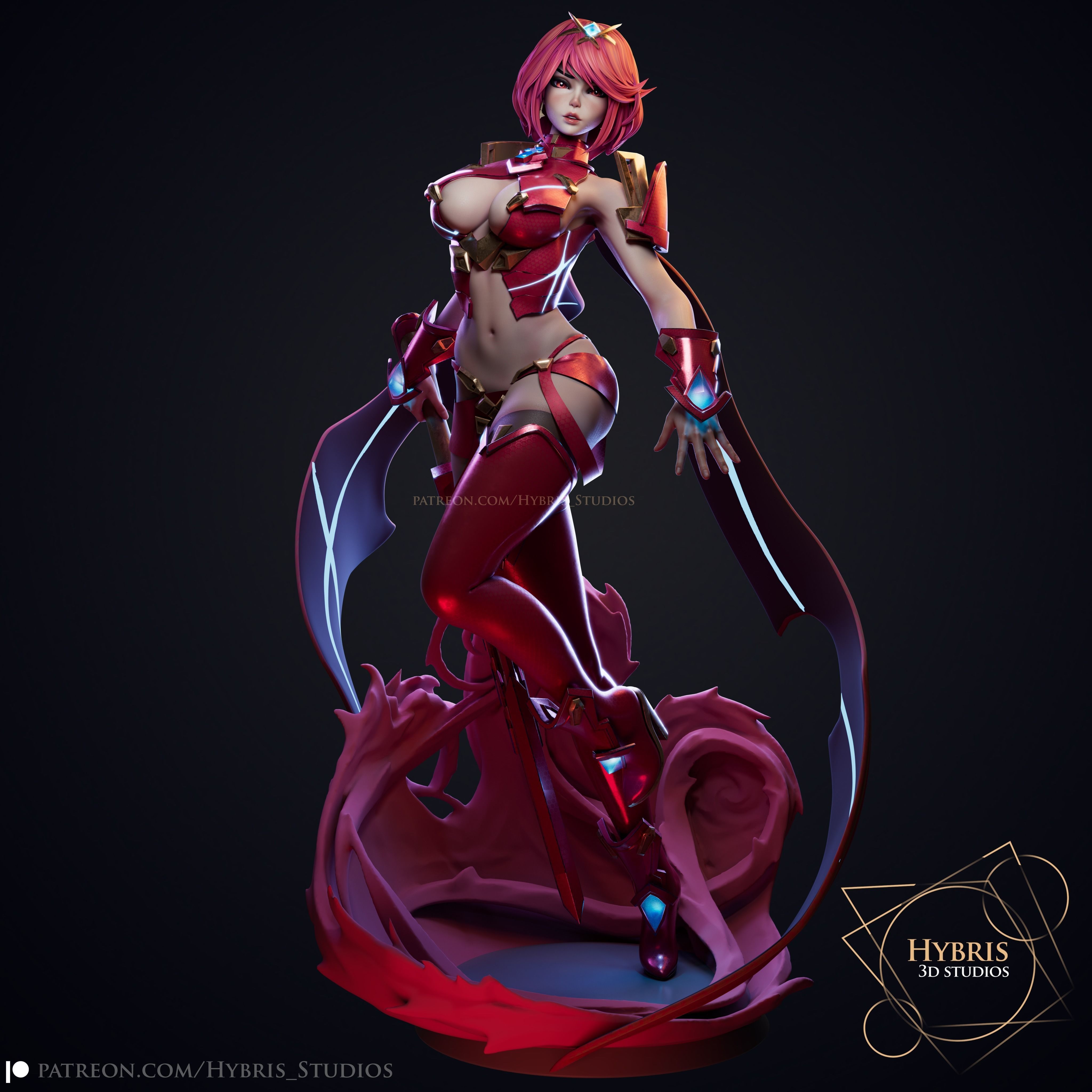Pyra From Xenoblade Chronicles 3d Model 3d Printable Cgtrader