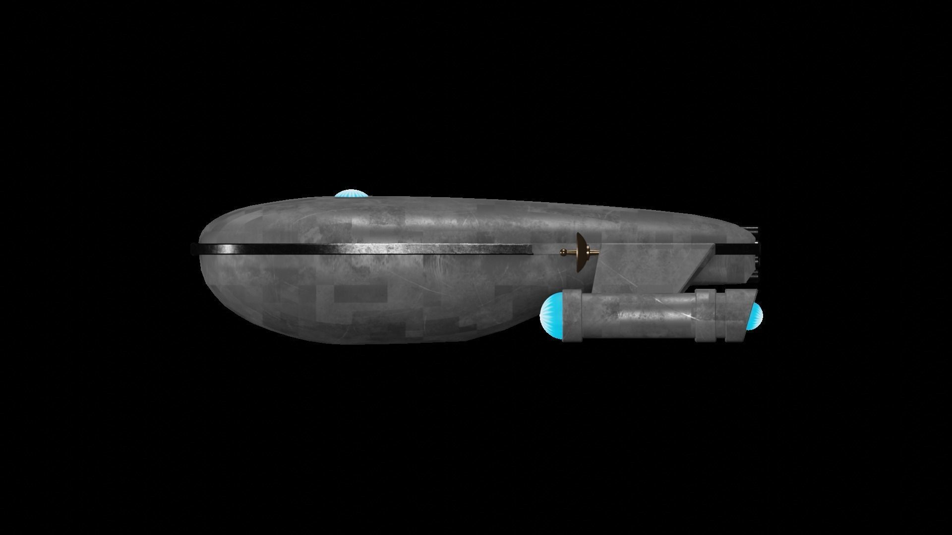 3D model Star Trek Class J Starship VR / AR / low-poly | CGTrader
