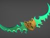 Warglaive Azzinoth WOW Illidan Warcraft glaive weapon blade 3D model ...