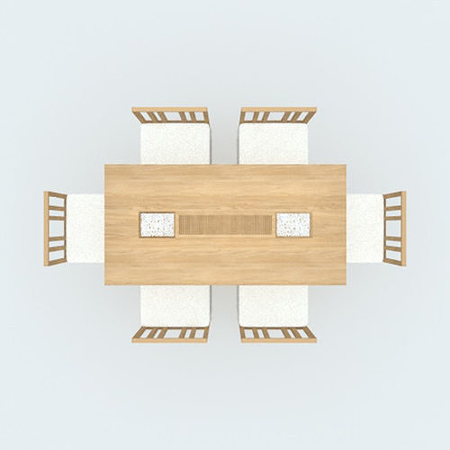 Dining Table free 3D model | CGTrader