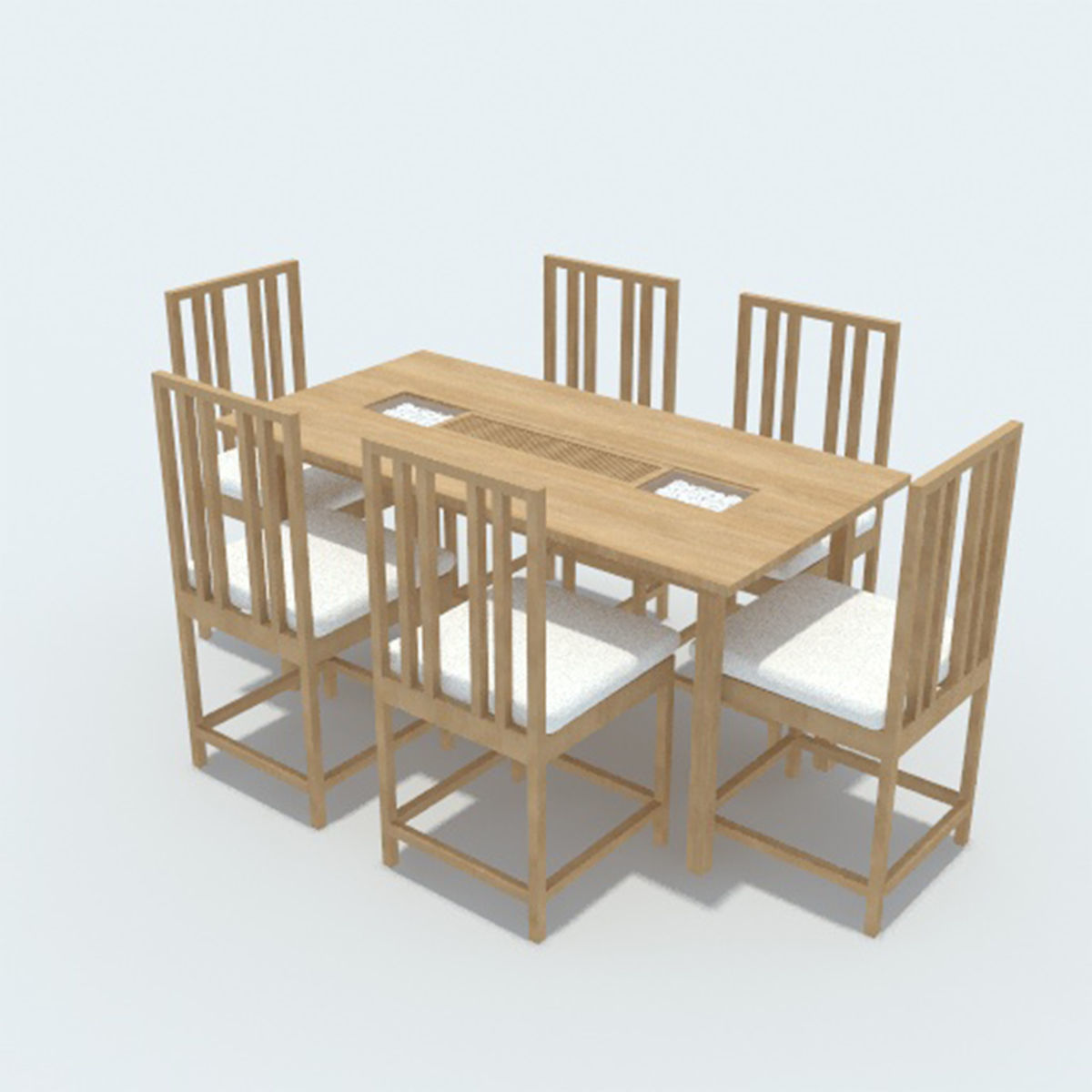 Dining Table free 3D model | CGTrader