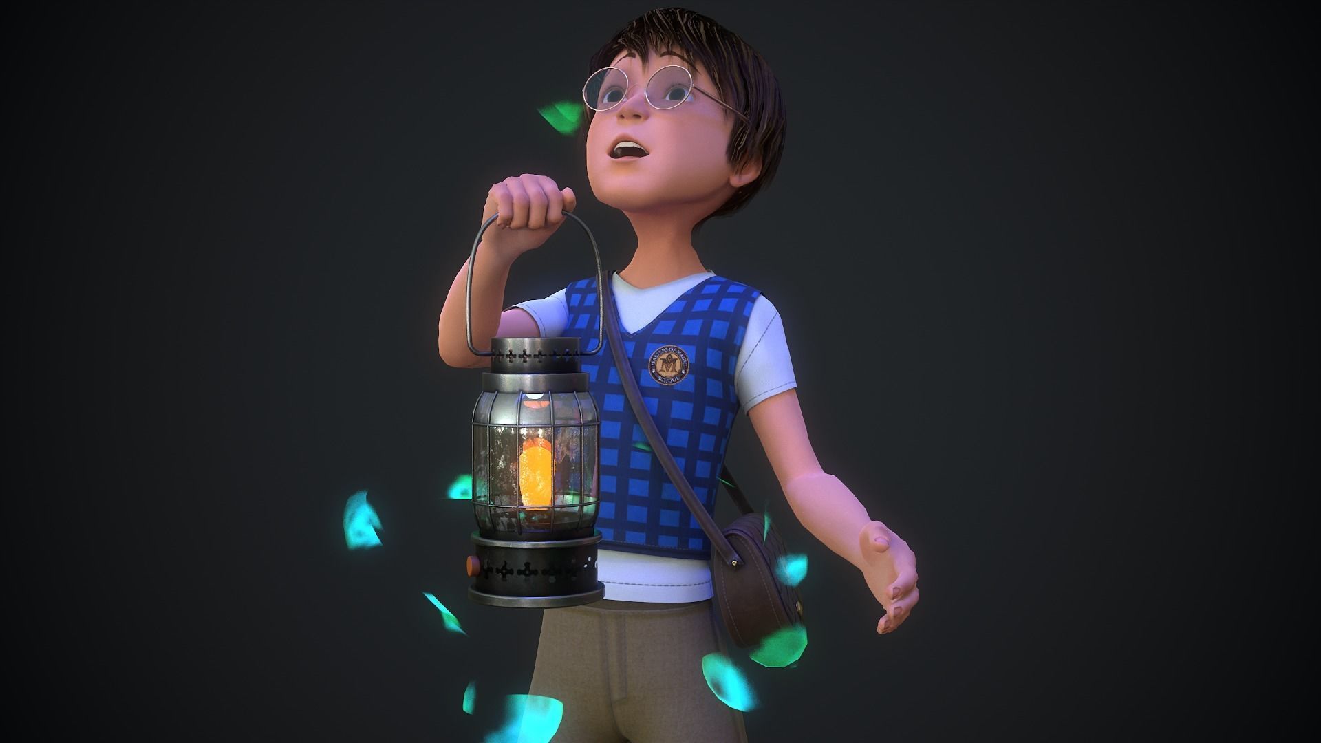 3D model Adventure Boy in a Fantasy World VR / AR / low-poly | CGTrader