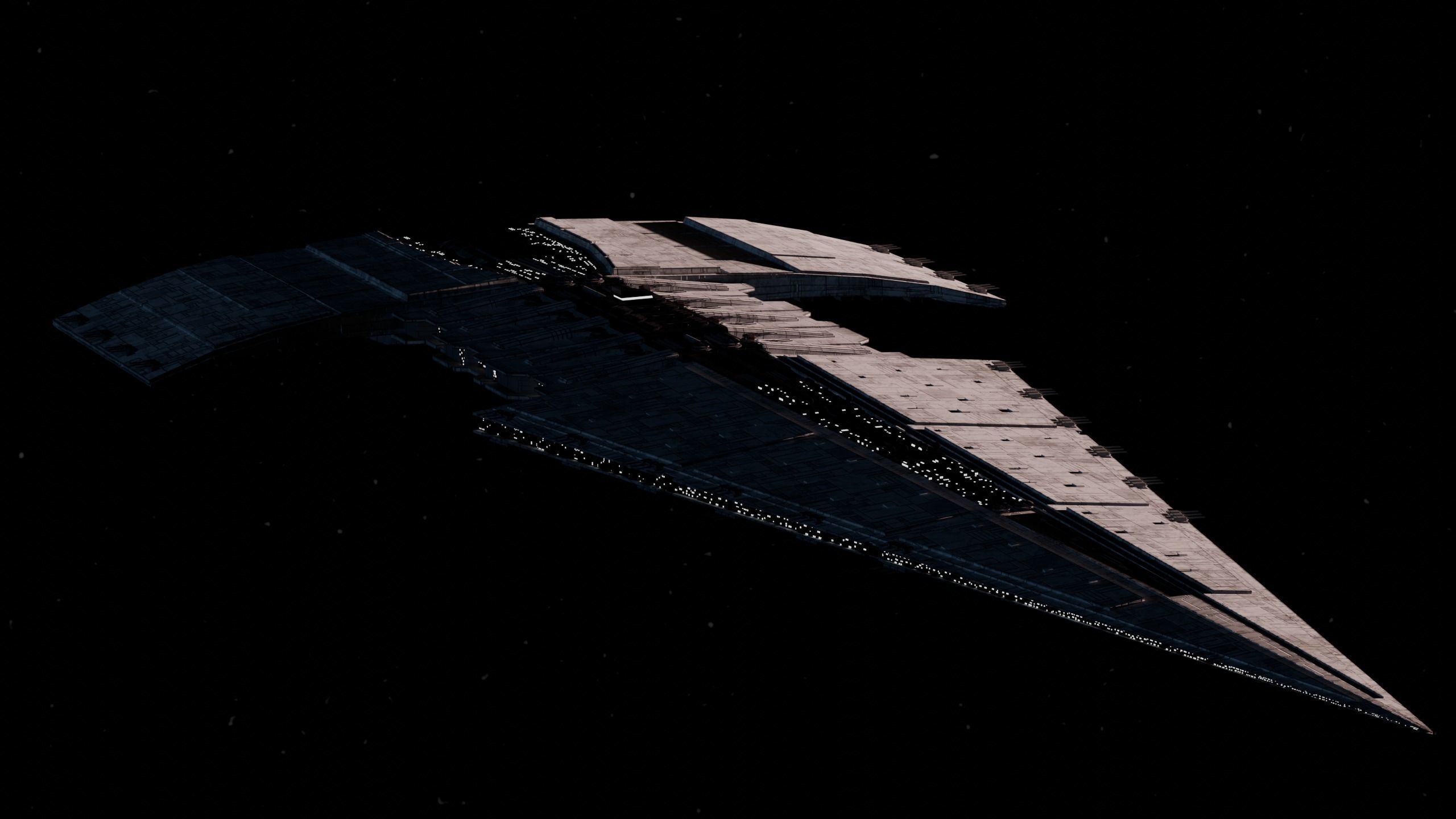 Vengeance Class Super Star Destroyer 3D model rigged | CGTrader