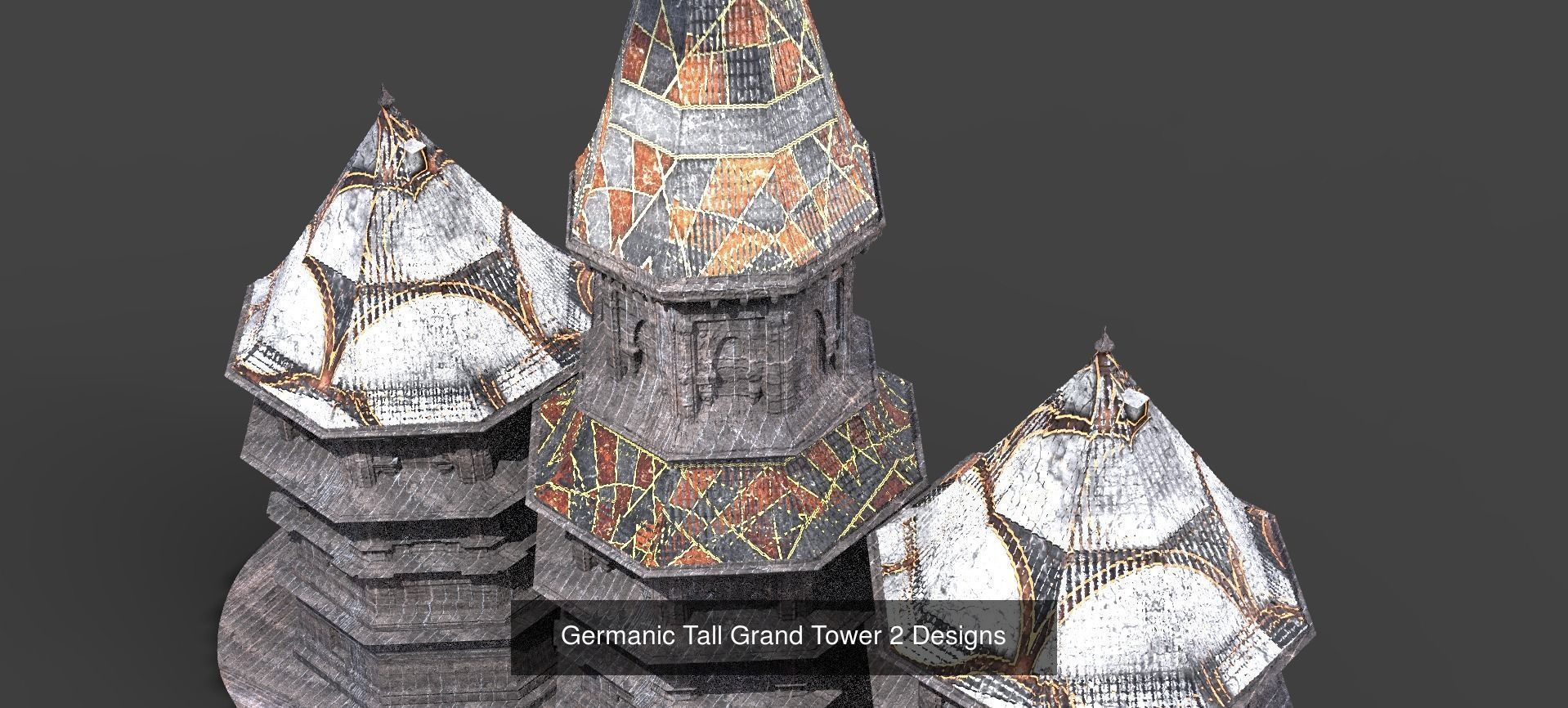 Germanic Architecture collection | CGTrader