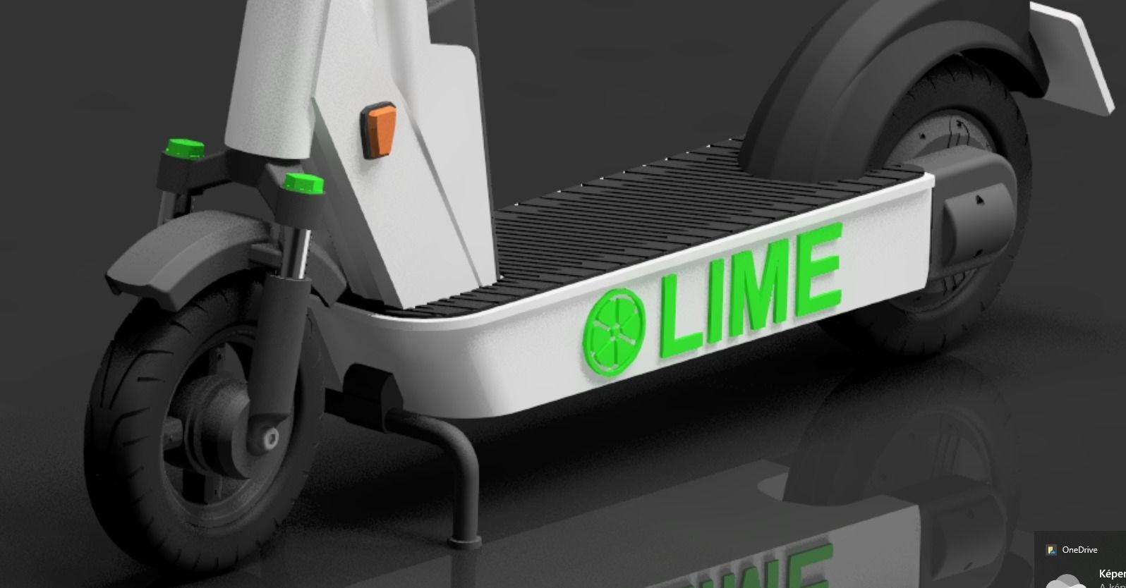 Lime electric scooter 3D model 3D printable | CGTrader