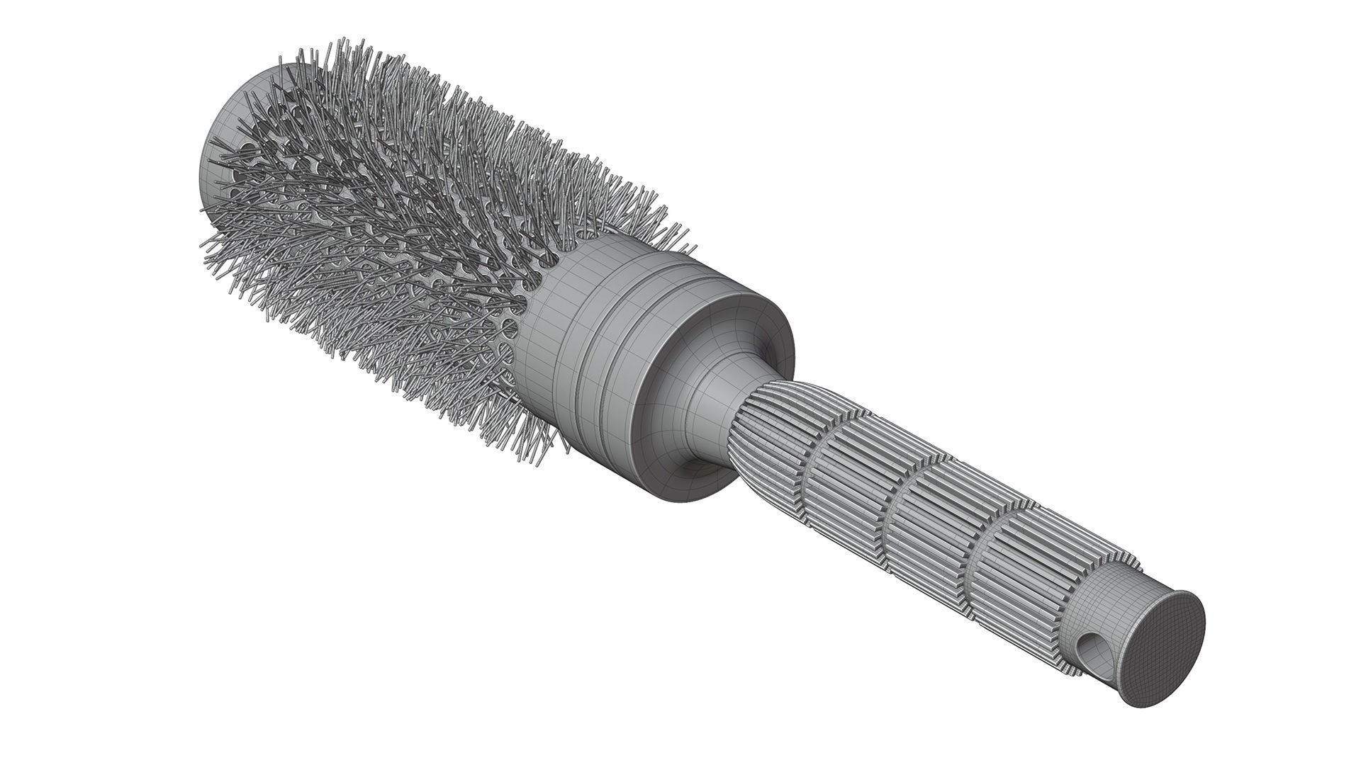 Bristle Round Brush 3D model | CGTrader