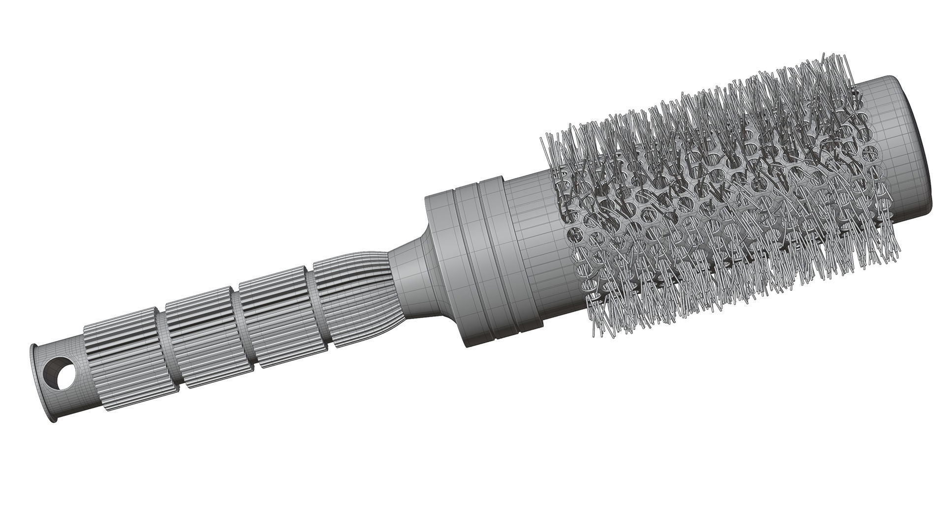 Bristle Round Brush 3D model | CGTrader
