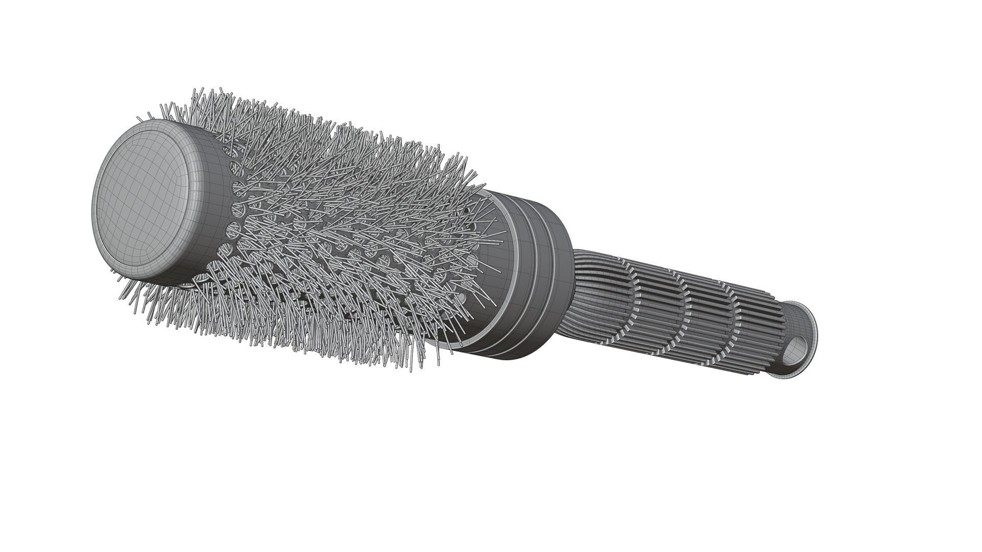 Bristle Round Brush 3D model | CGTrader
