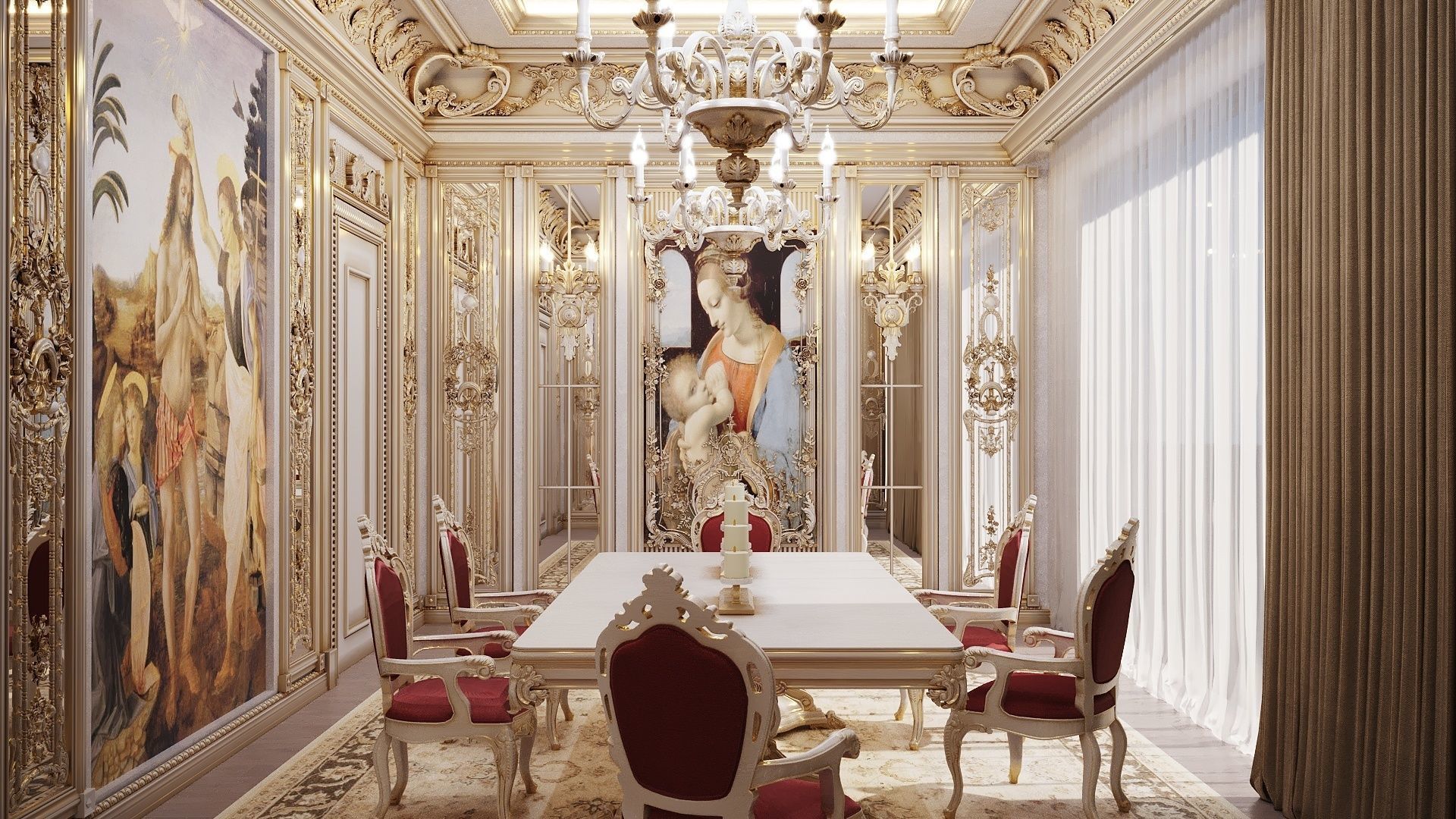 Classic interior luxury 3D model | CGTrader