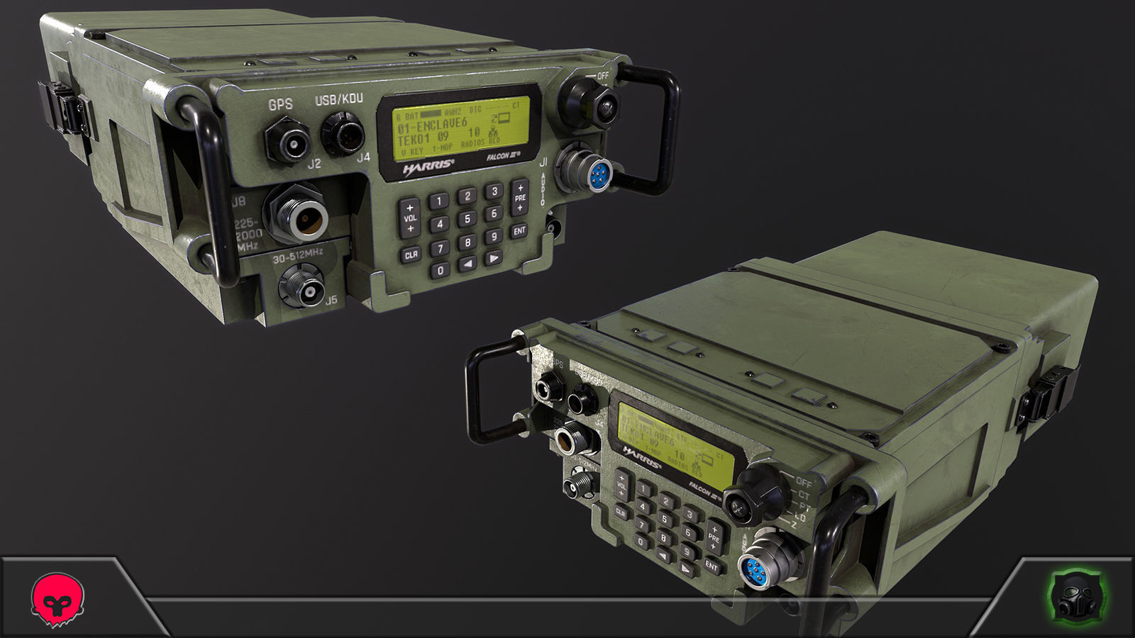 3D model Military radio VR / AR / low-poly | CGTrader