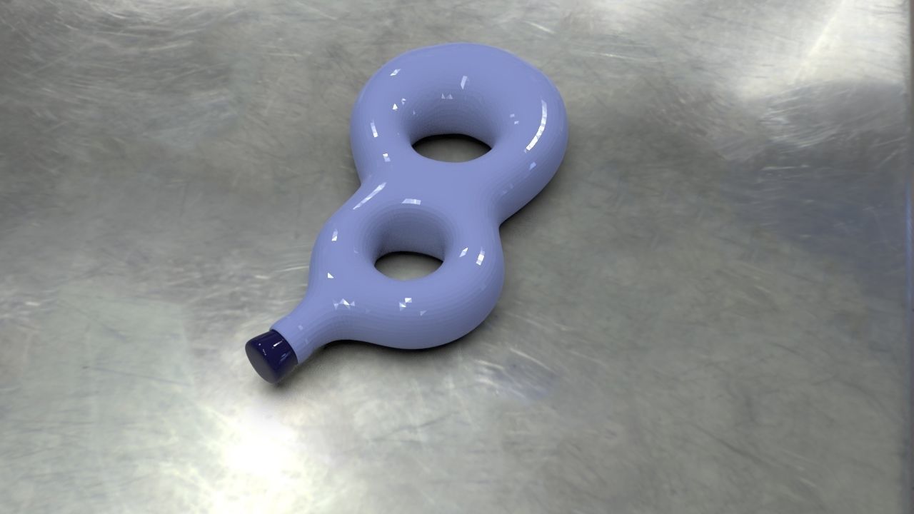 8 canteen silver number 3D model 3D printable | CGTrader