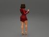 Cute Woman Wearing Long Shirt while Posing 3D model 3D printable | CGTrader