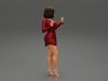 Cute Woman Wearing Long Shirt while Posing 3D model 3D printable | CGTrader