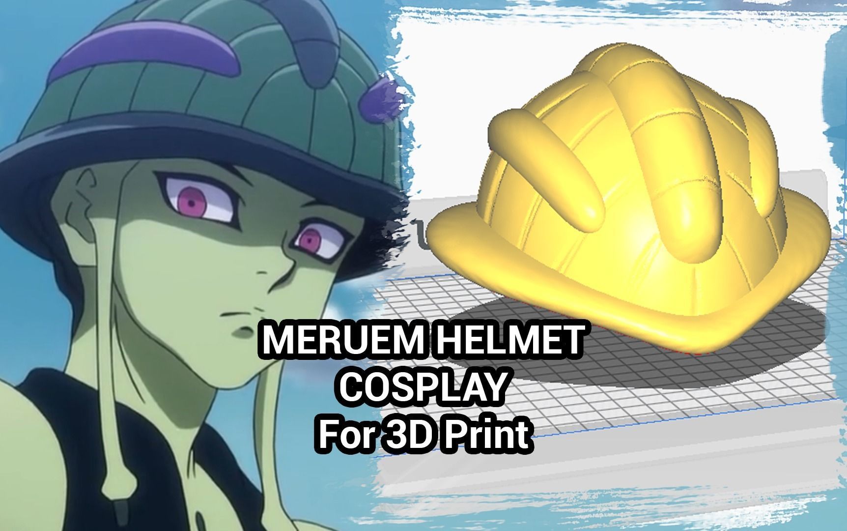 Meruem Helmet Cosplay 3D model 3D printable | CGTrader