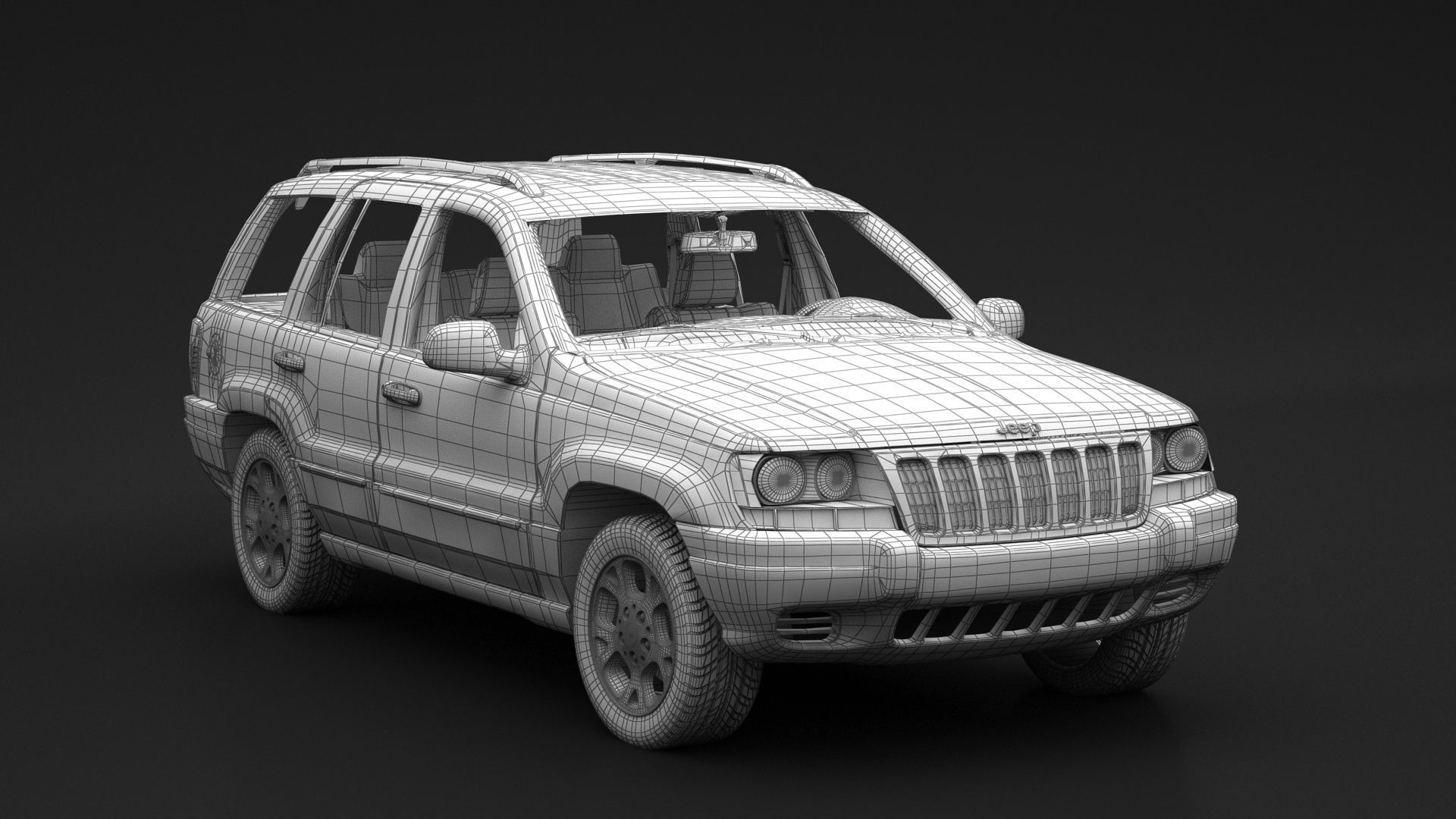 Jeep Grand Cherokee 1999 3D model | CGTrader
