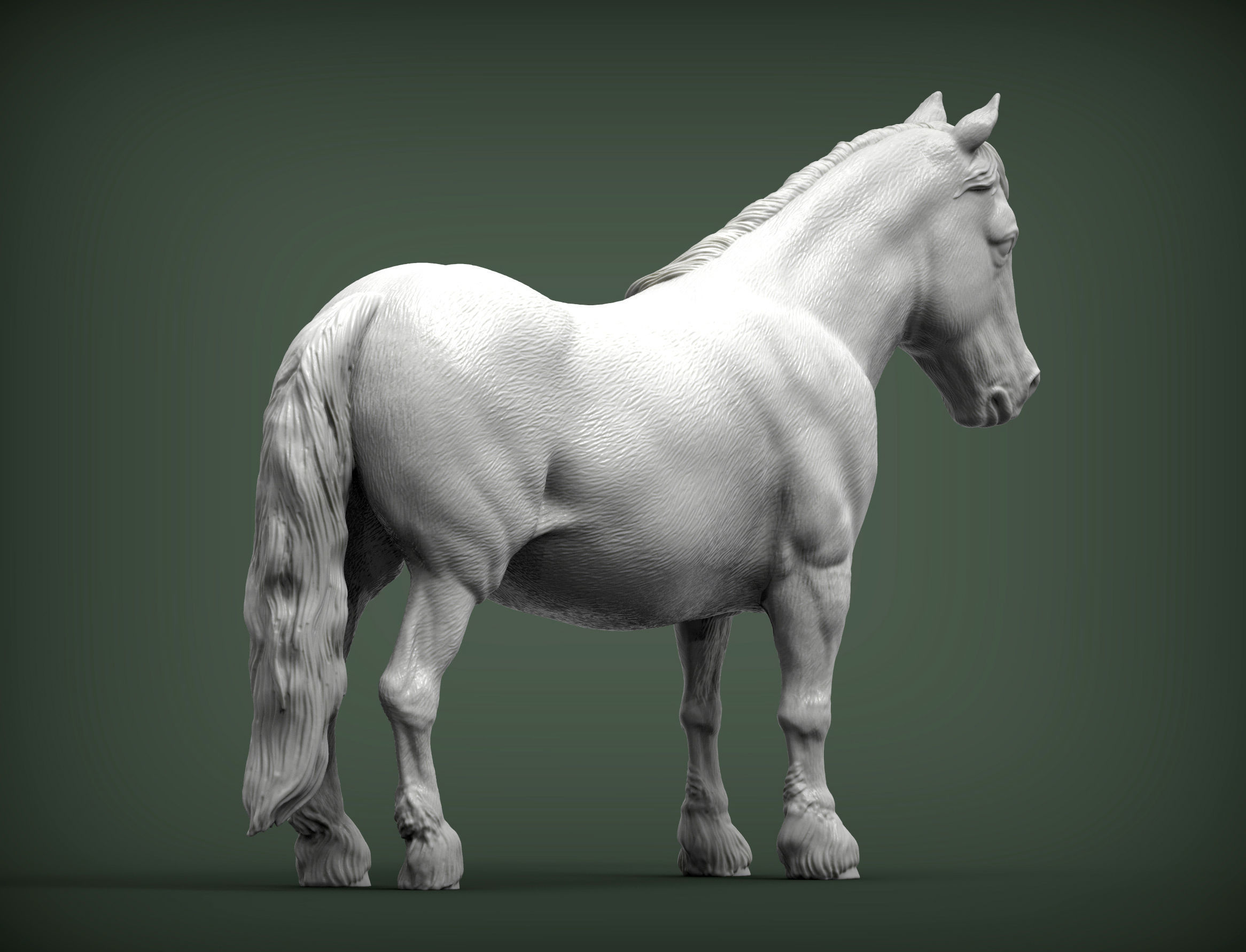 Pony 3D print model horse 3D model 3D printable | CGTrader