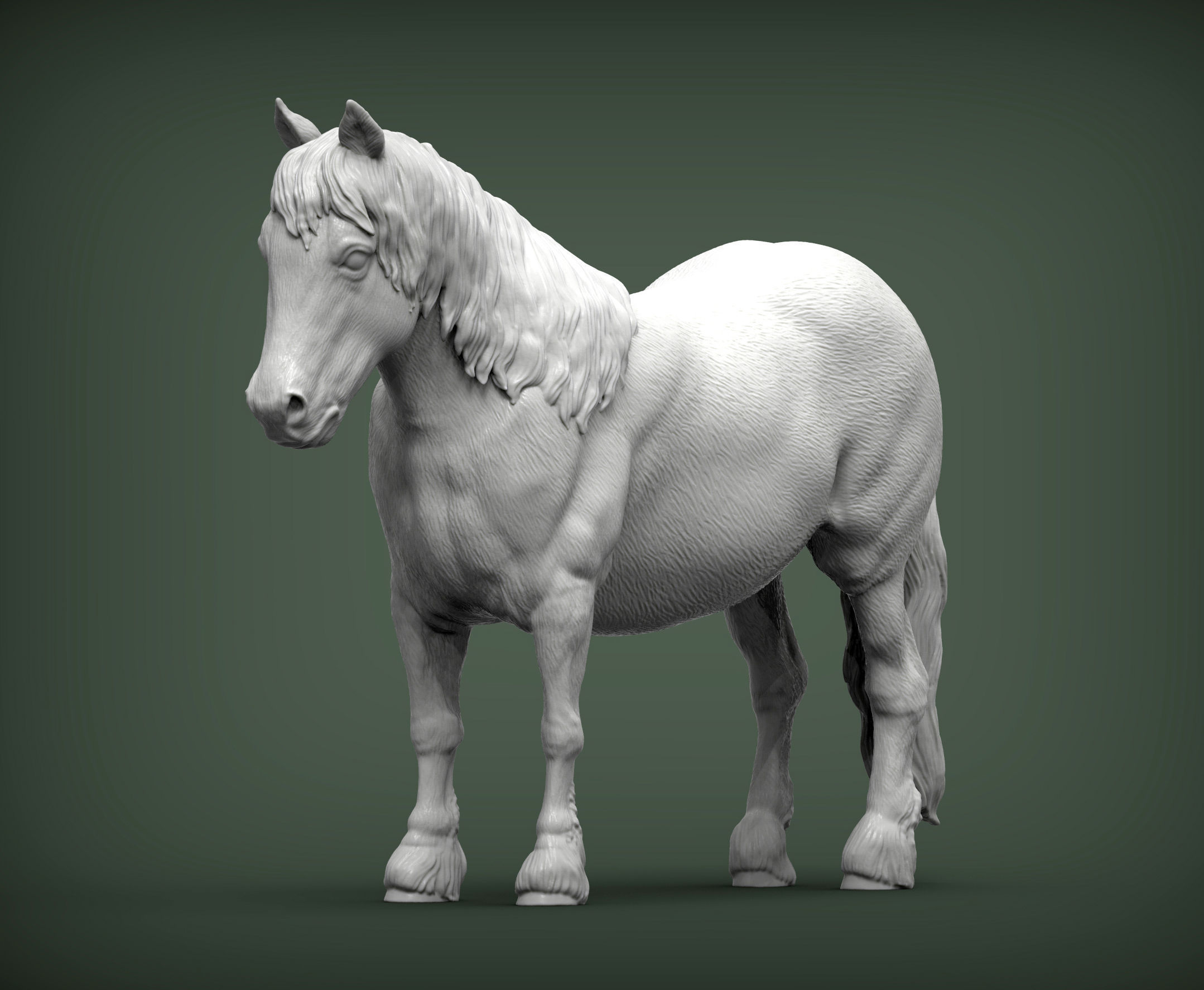 Pony 3D print model horse 3D model 3D printable | CGTrader