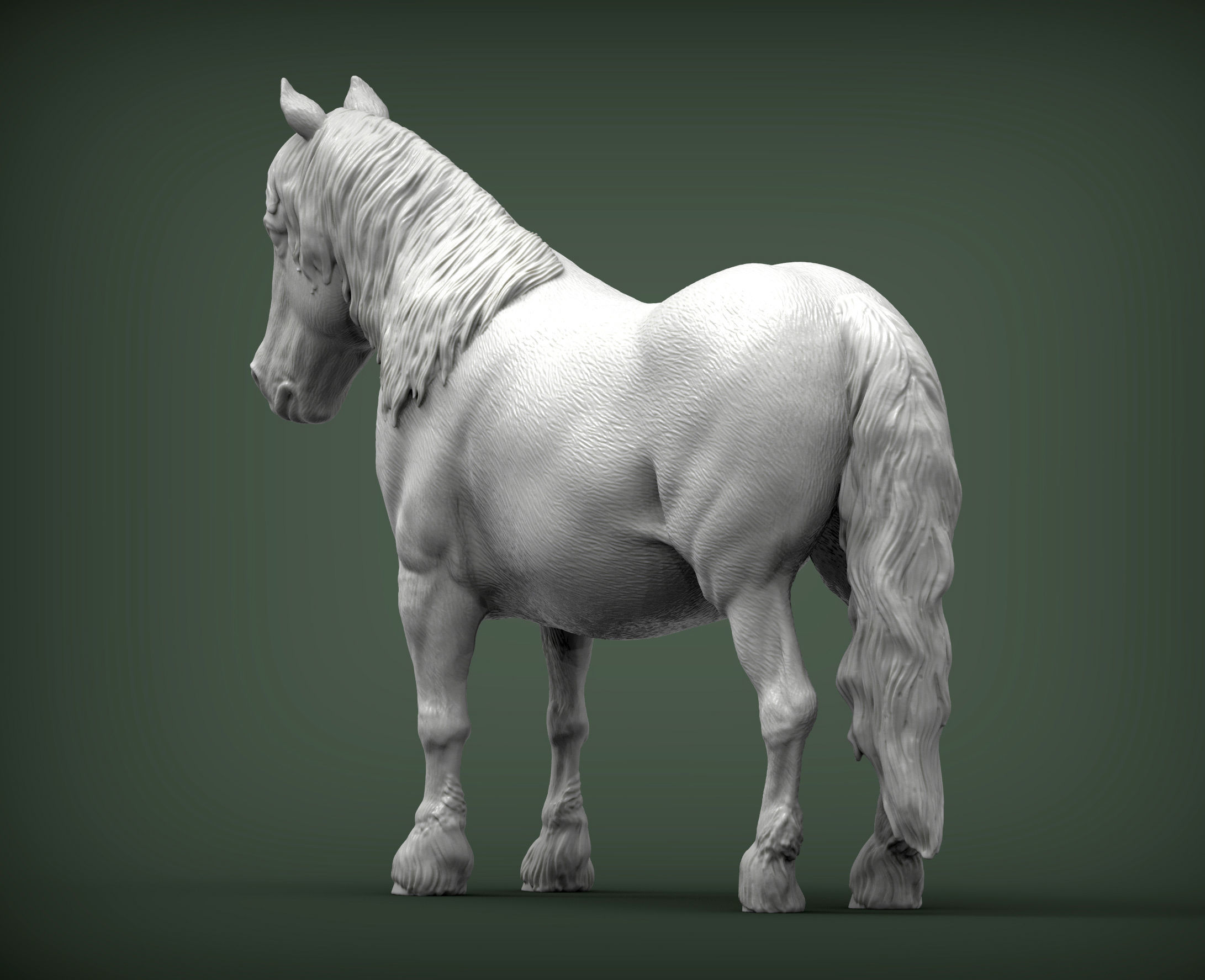 Pony 3D print model horse 3D model 3D printable | CGTrader