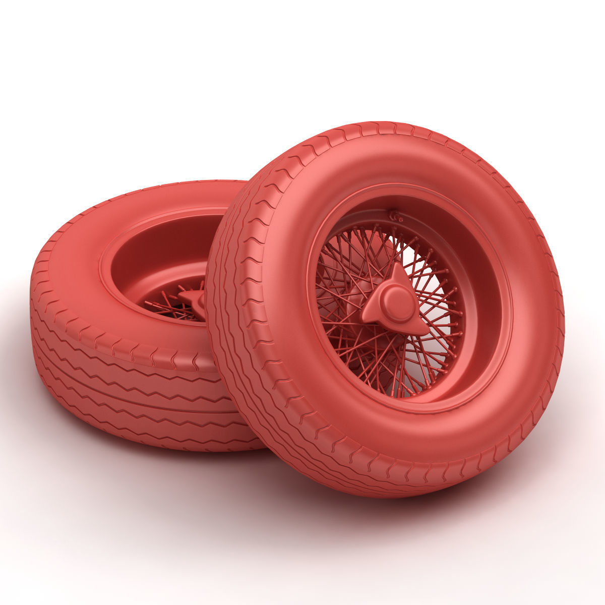 Avon CR6 ZZ tyres - Borrani wheels 3D model 3D printable | CGTrader