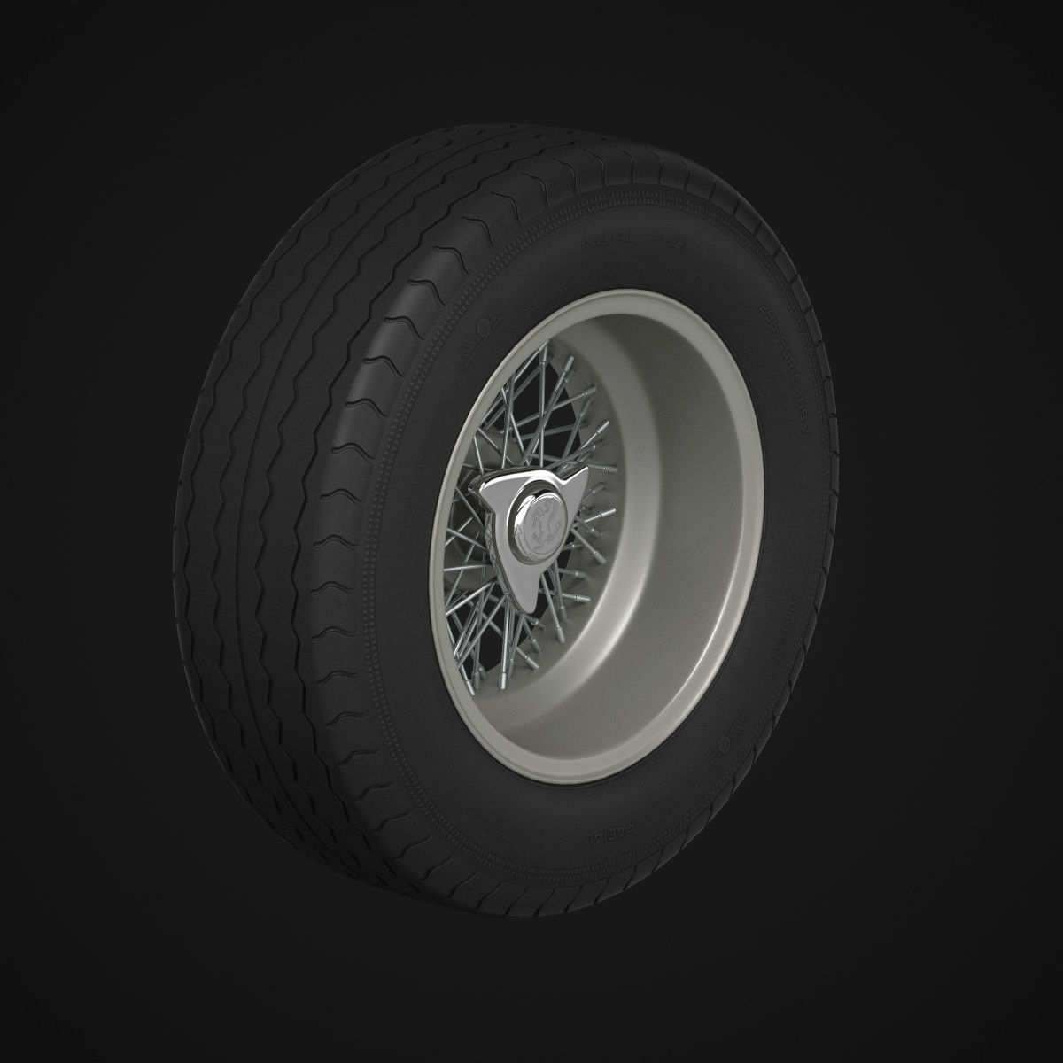 Avon CR6 ZZ tyres - Borrani wheels 3D model 3D printable | CGTrader
