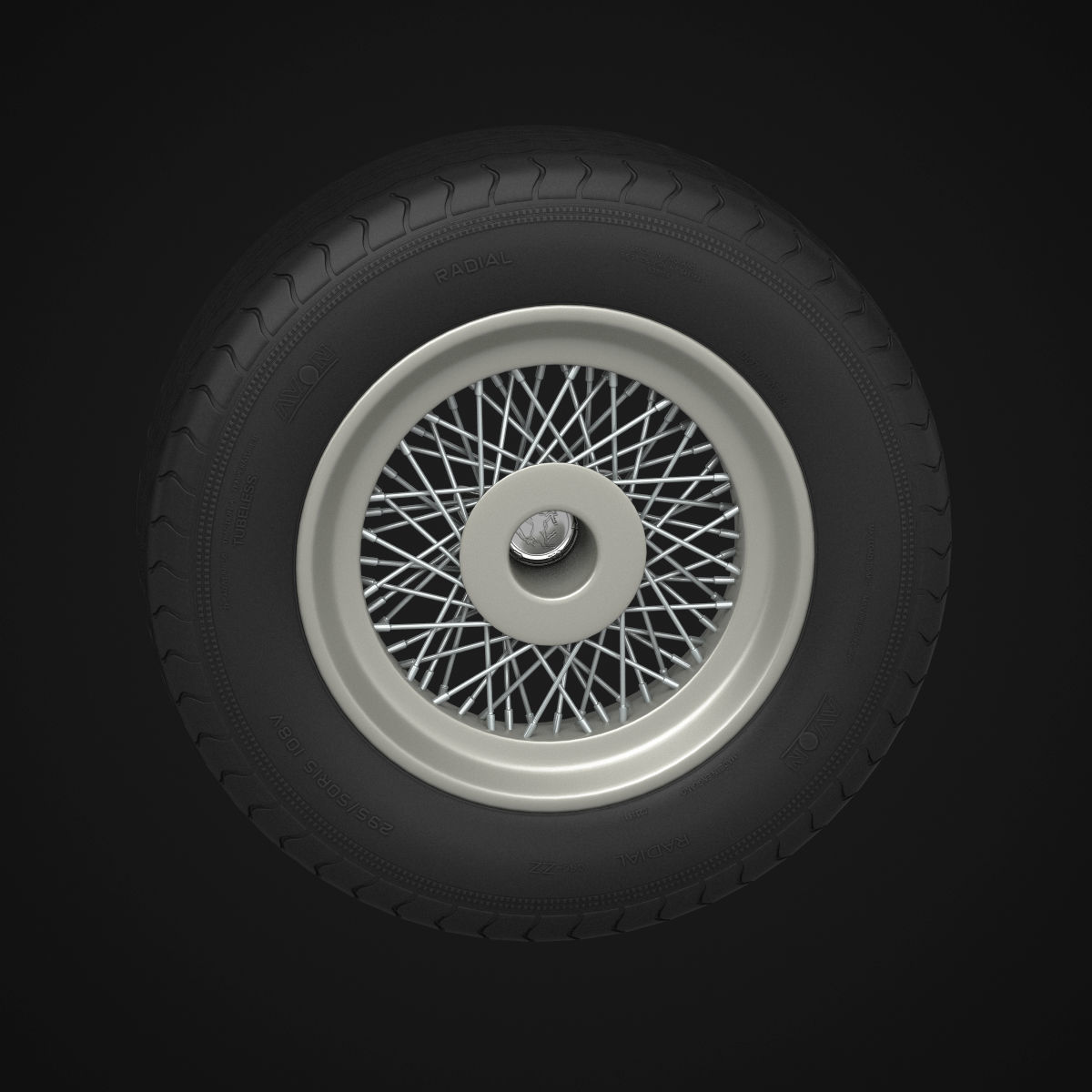 Avon CR6 ZZ tyres - Borrani wheels 3D model 3D printable | CGTrader