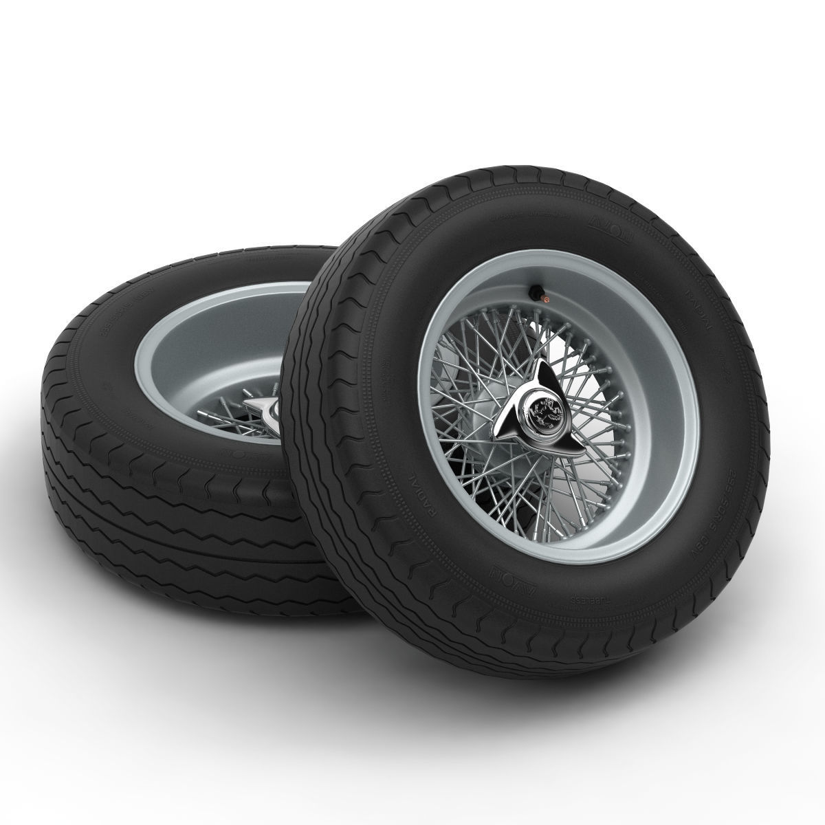 Avon CR6 ZZ tyres - Borrani wheels 3D model 3D printable | CGTrader