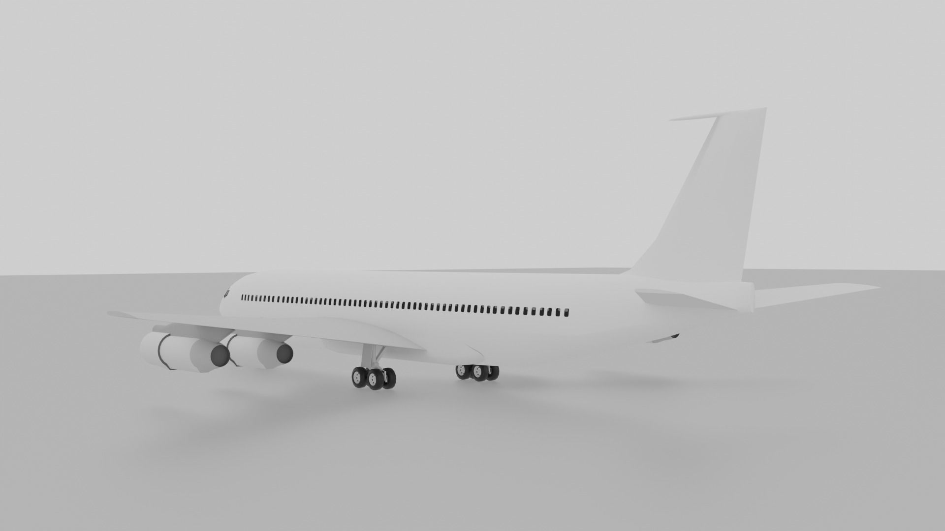 Boeing 707-320B 3D model | CGTrader